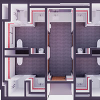 21st-Century Residence Hall Restrooms -- Spaces4Learning