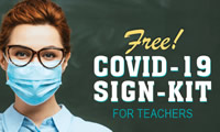 Free COVID-19 Sign Kit -- Spaces4Learning
